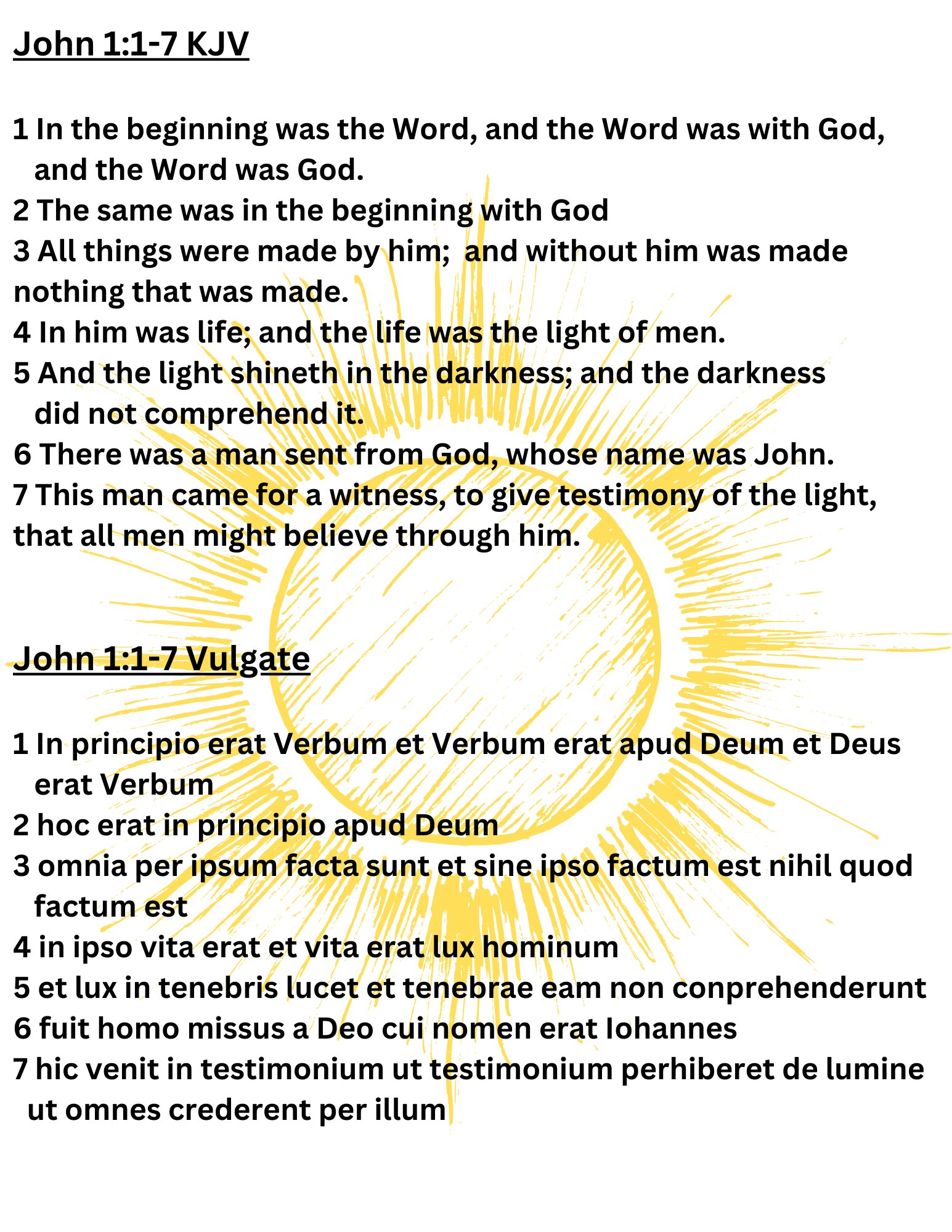 Cycle 3 Latin/English John 1 – Scholar Forge