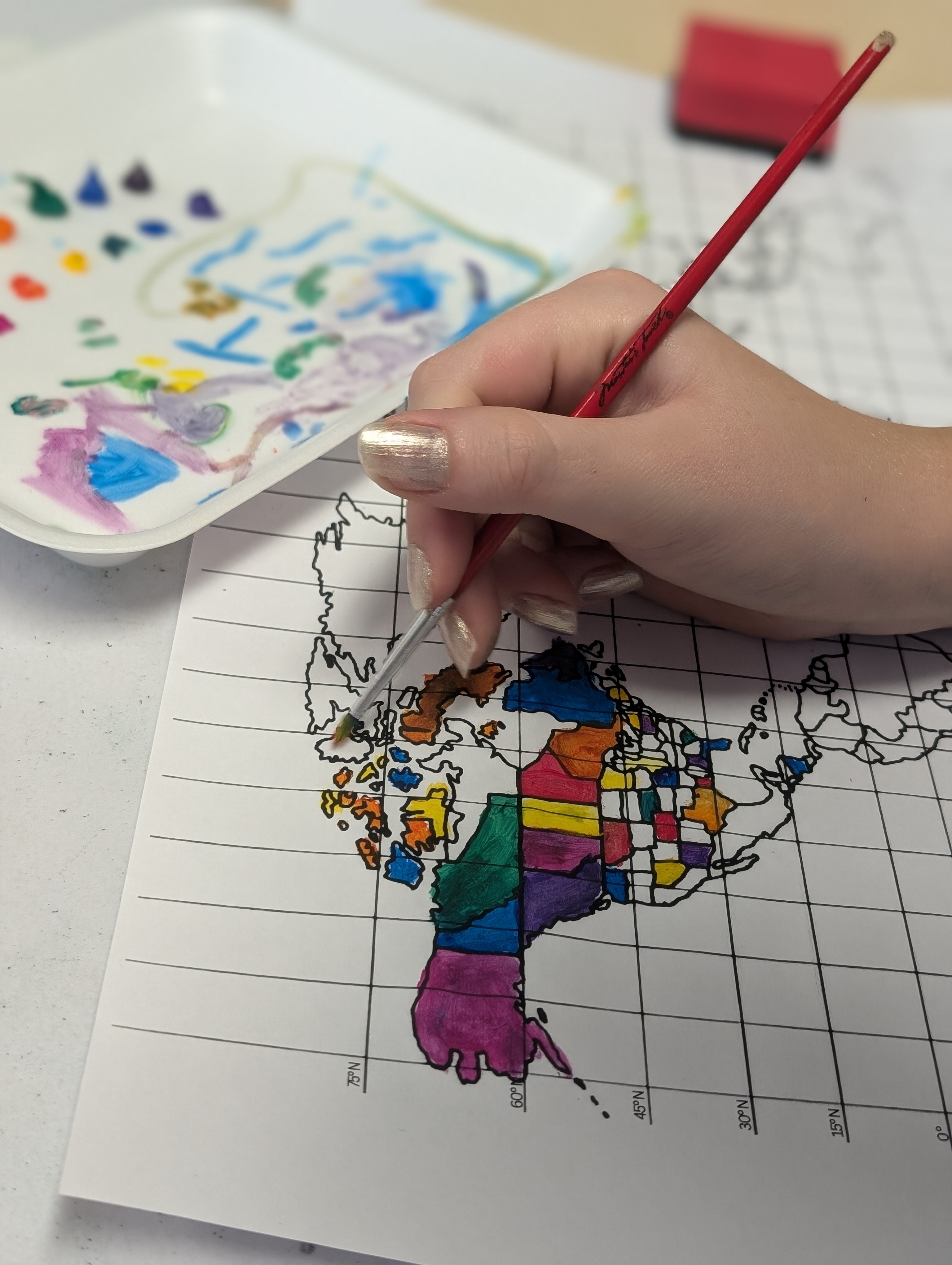 Draw the world. Trace the world. Paint the world…Whatever your heart ...